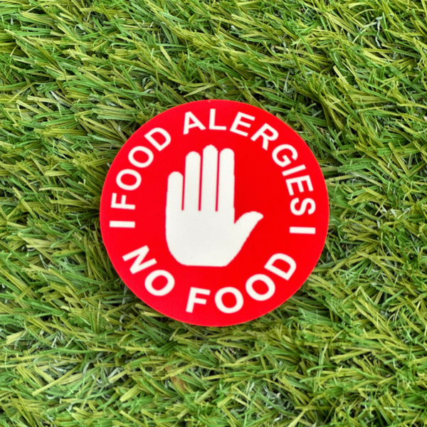 Allergy Badge - Stop No Food – Project Protect
