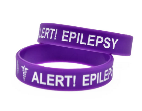 Alert Epilepsy Kids Silicone Wristband – Project Protect