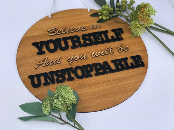 Unstoppable Wall Decor Sign – Project Protect