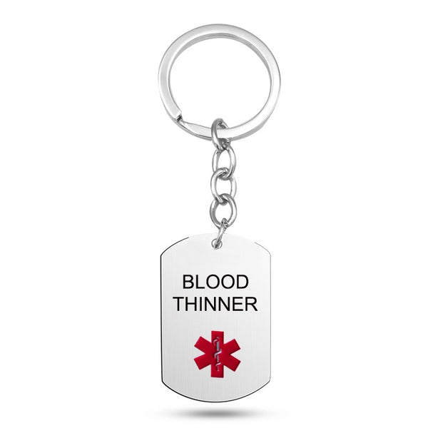 Blood Thinner Keyring (Single Sided) – Project Protect