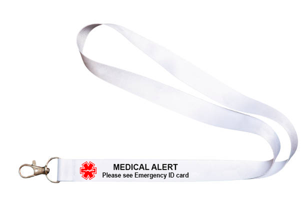 Medical Alert Lanyard - See Emergency ID Card – Project Protect